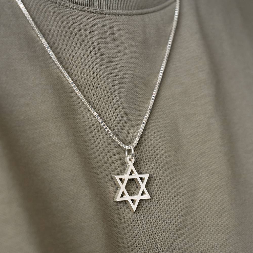Statement Star Of David Necklace for Men in Sterling Silver ...